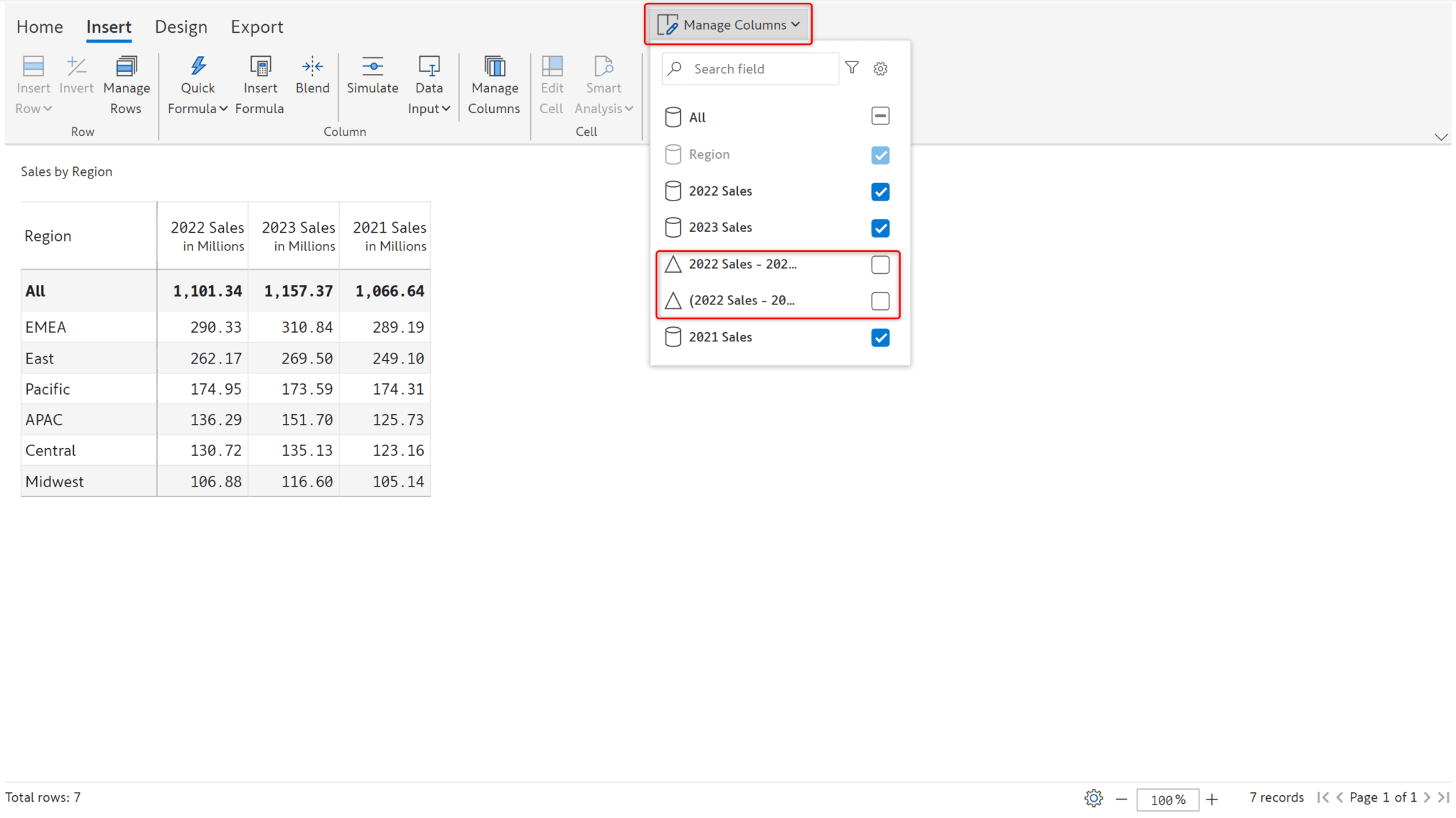 Create Variances Report in Power BI Without DAX Using Inforiver