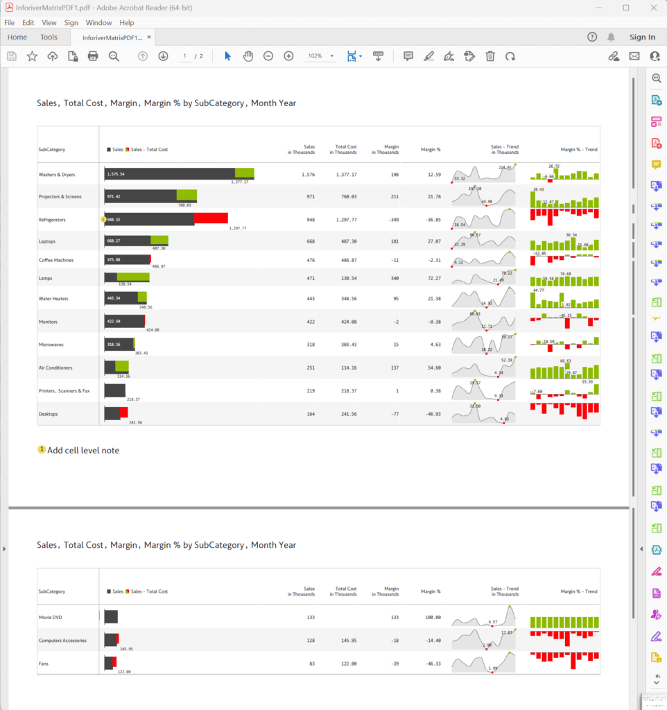 Formatted Export to PDF in Power BI