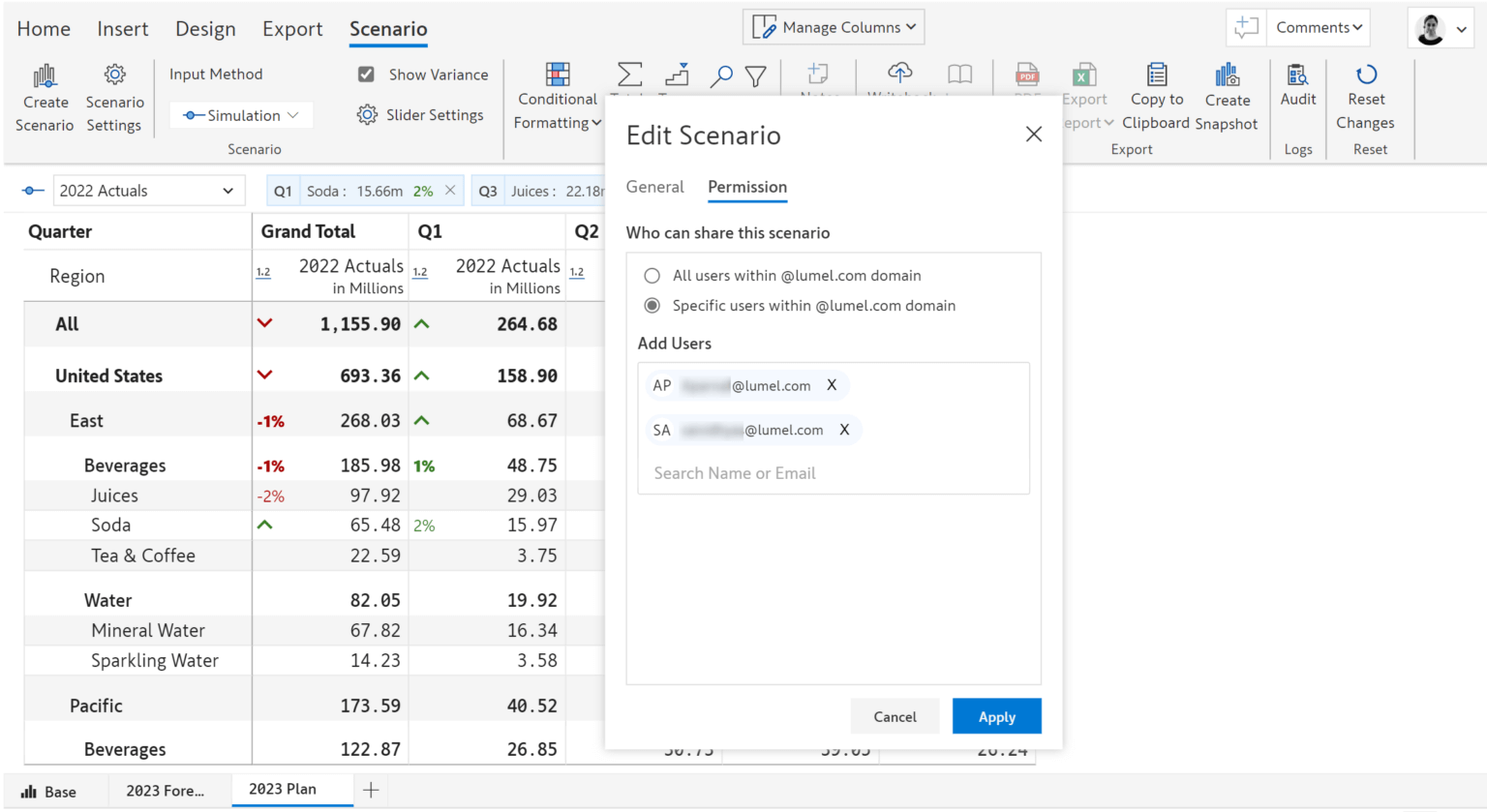What-if simulations & scenarios in Power BI | Inforiver