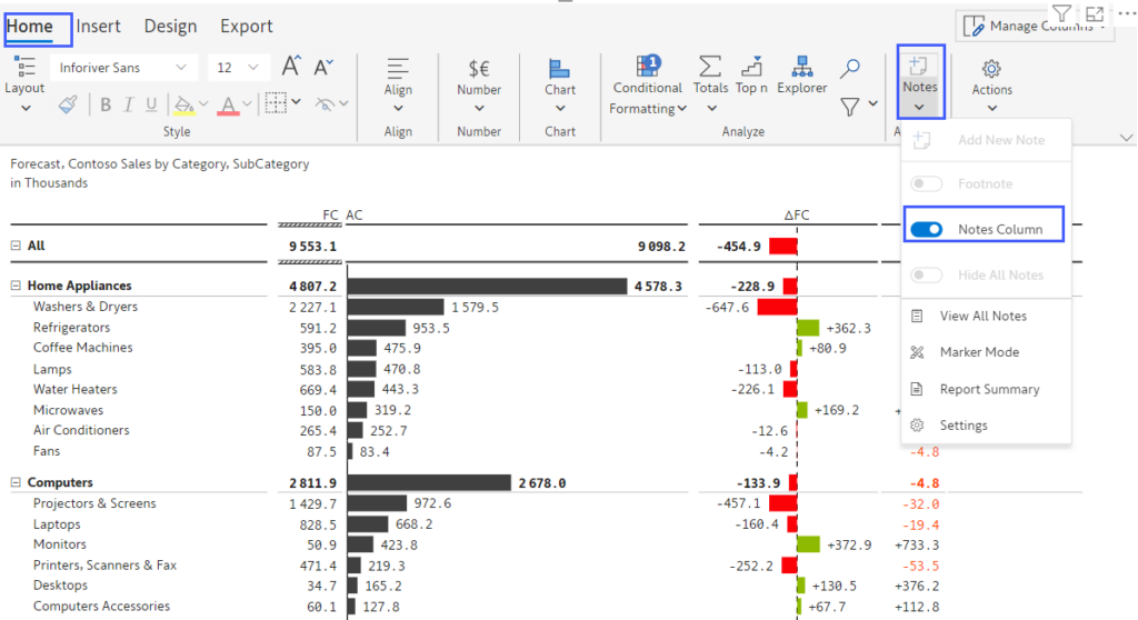 Power BI Comments with Filter/Slicer Context Awareness