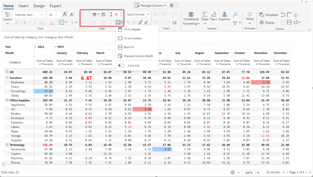 Complete Guide to Inforiver Toolbar Features