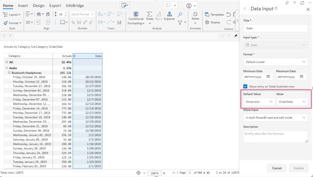 Better BI Reporting: New Inforiver Features Integrated from Writeback ...