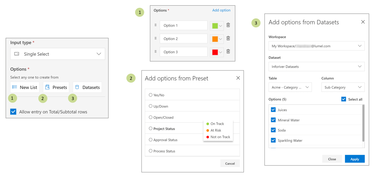 Enter data in Power BI tables | Inforiver