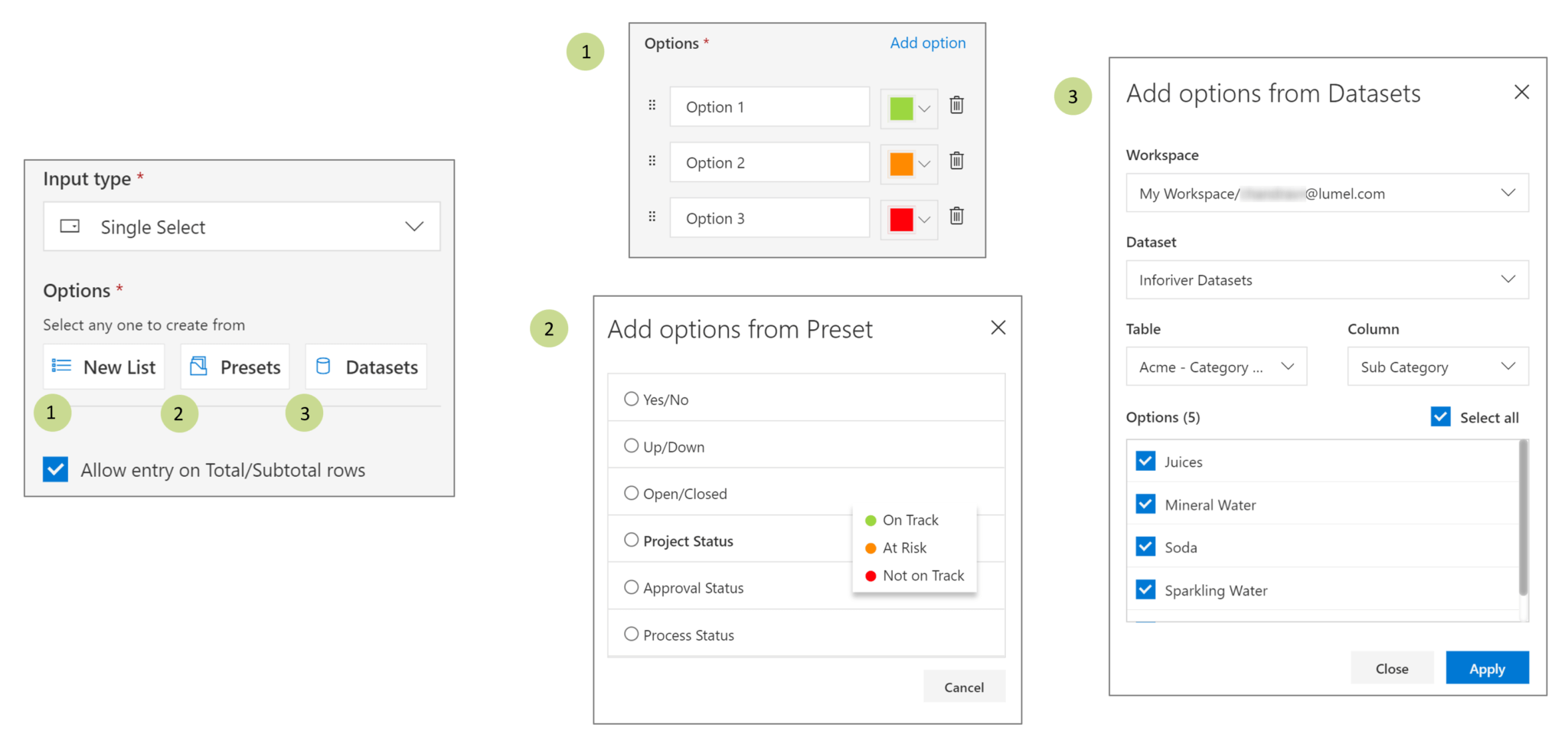 Enter data in Power BI tables | Inforiver