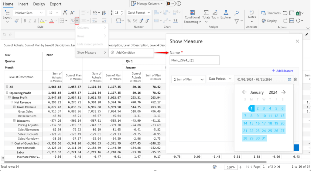 Inforiver Reporting Matrix Release Updates – Version 3.3 - Inforiver