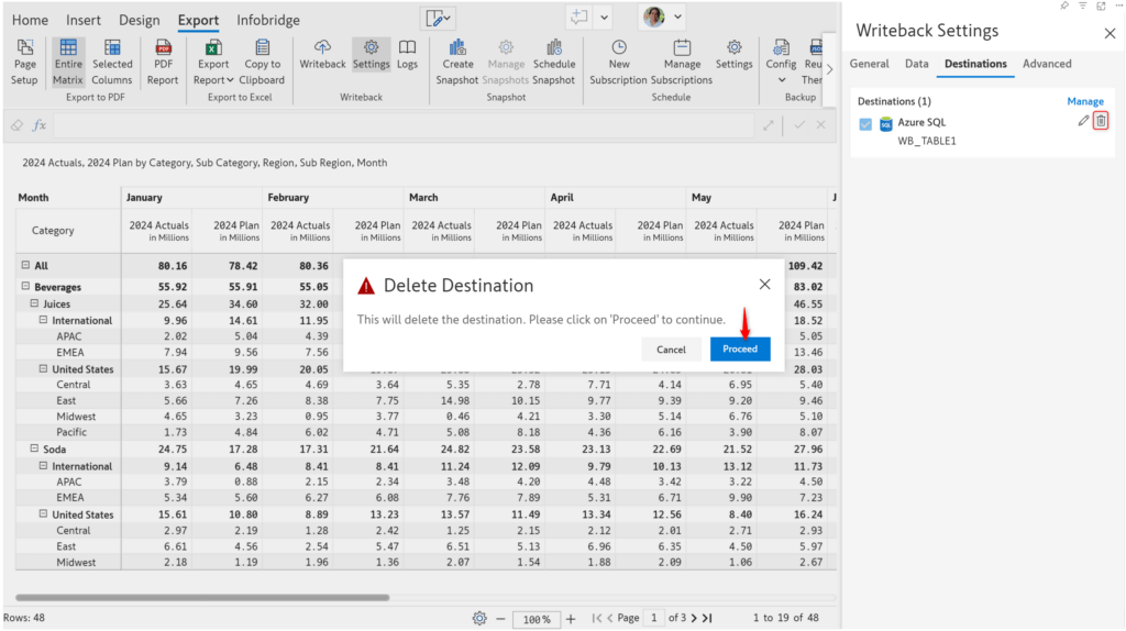Set Up Destination Tables for Effective Writeback in Power BI
