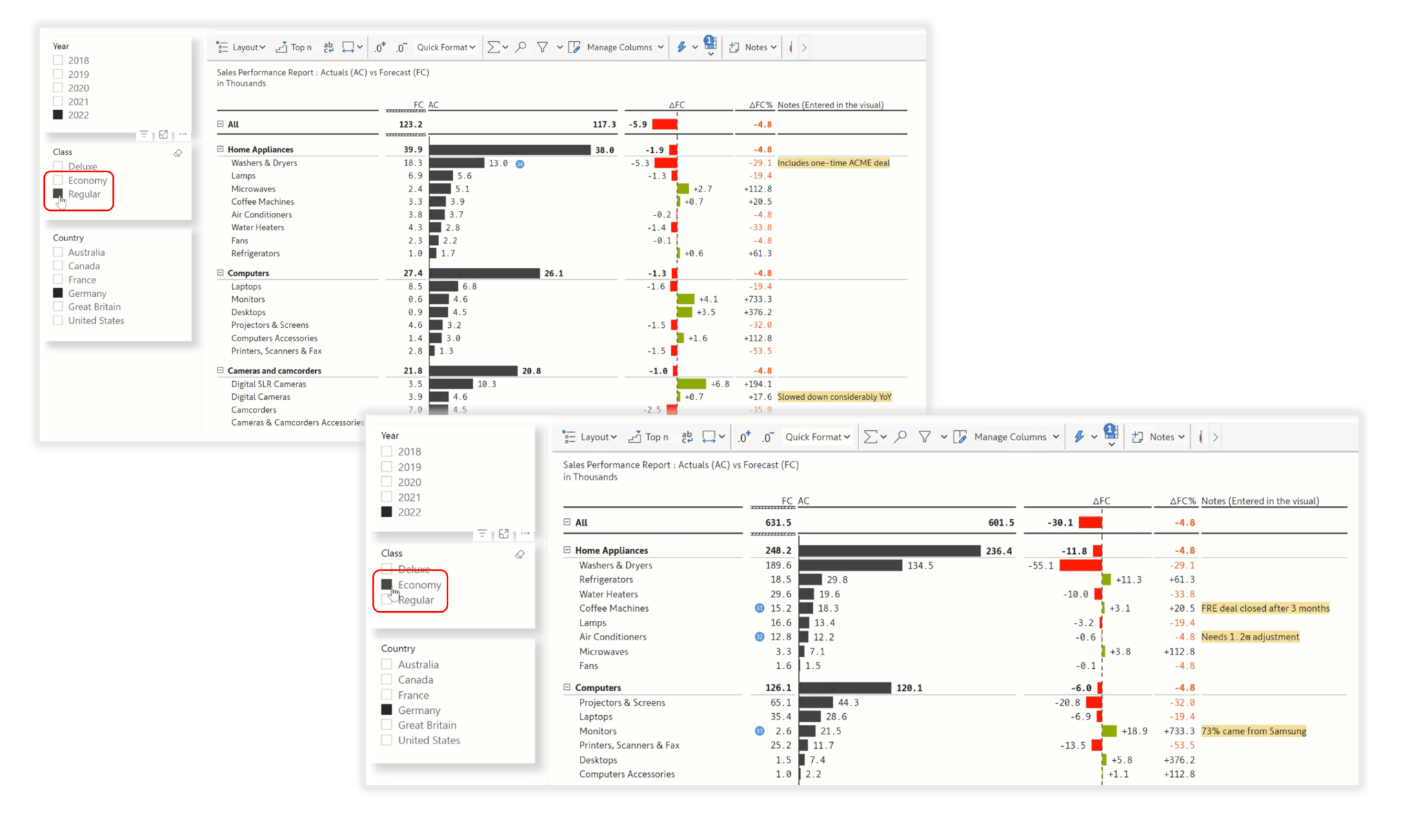 Commenting in Power BI | Inforiver