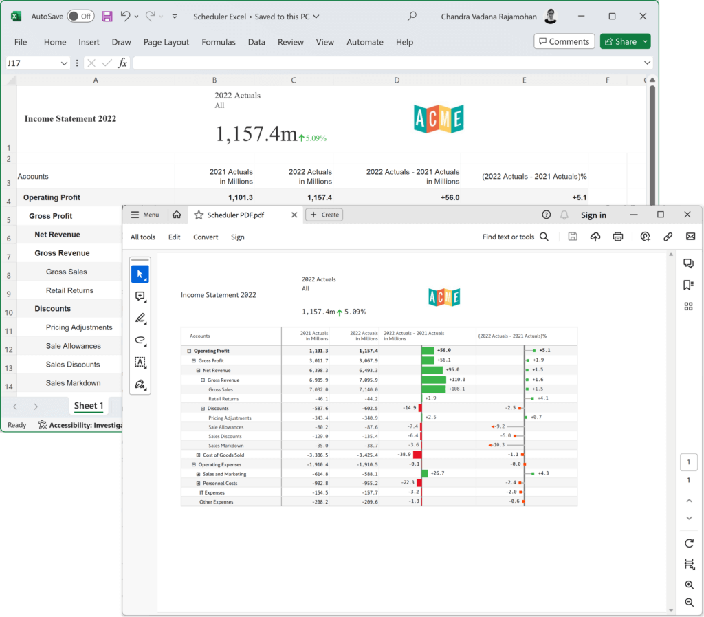 Schedule reports in Power BI - Inforiver