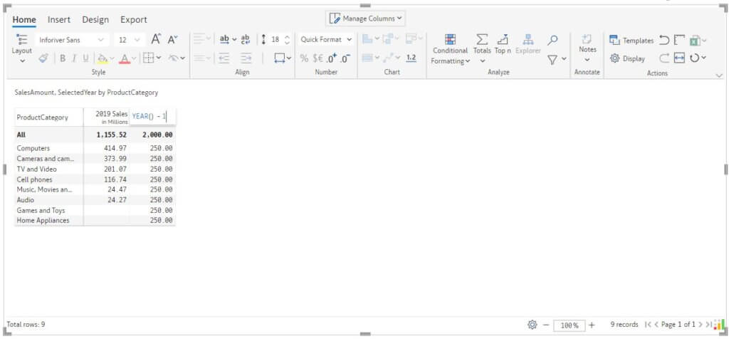 Dynamically Change Column Name Or Headers in Power BI