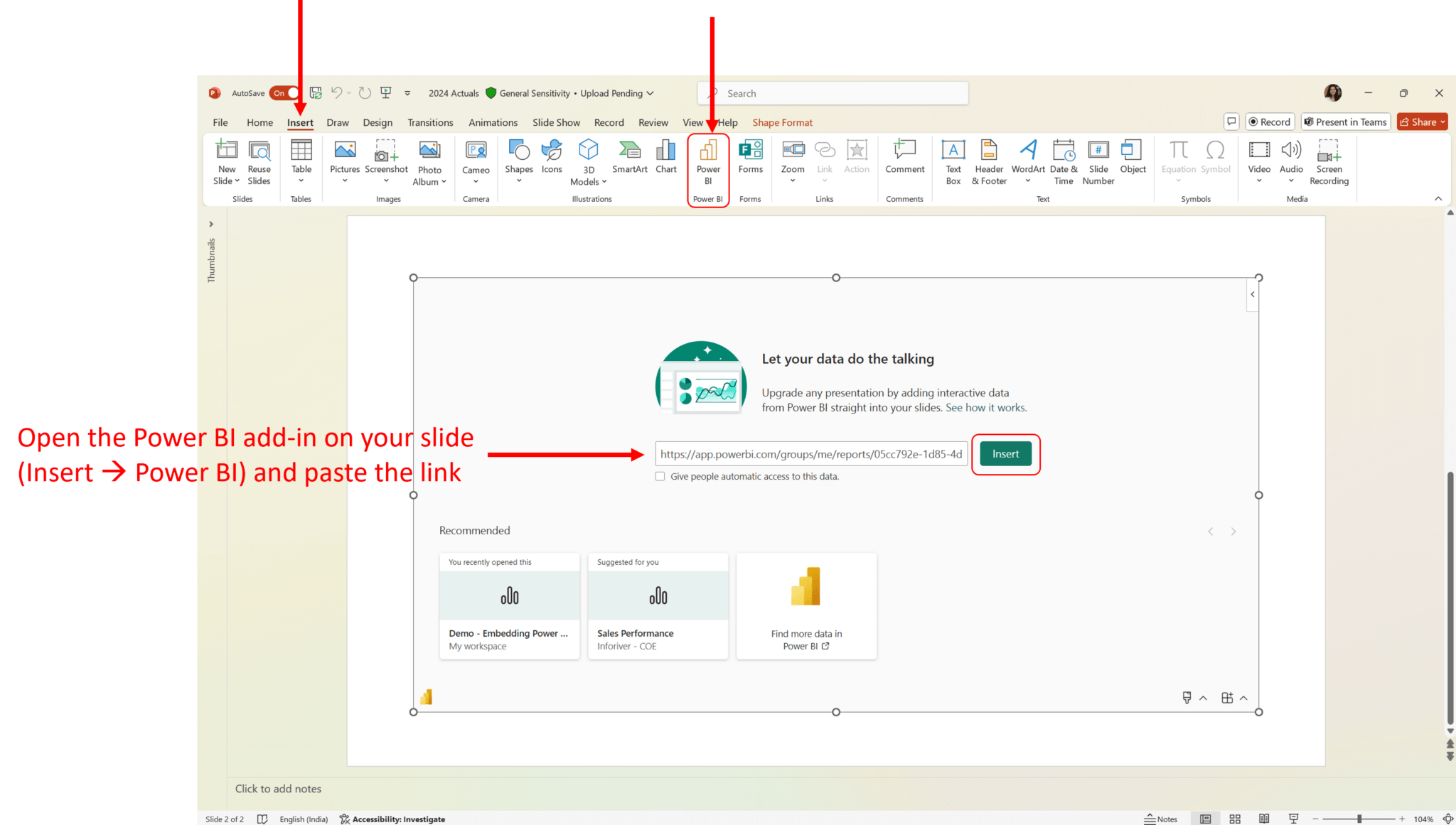 Embed Power BI Reports in PowerPoint – Step-by-Step Guide