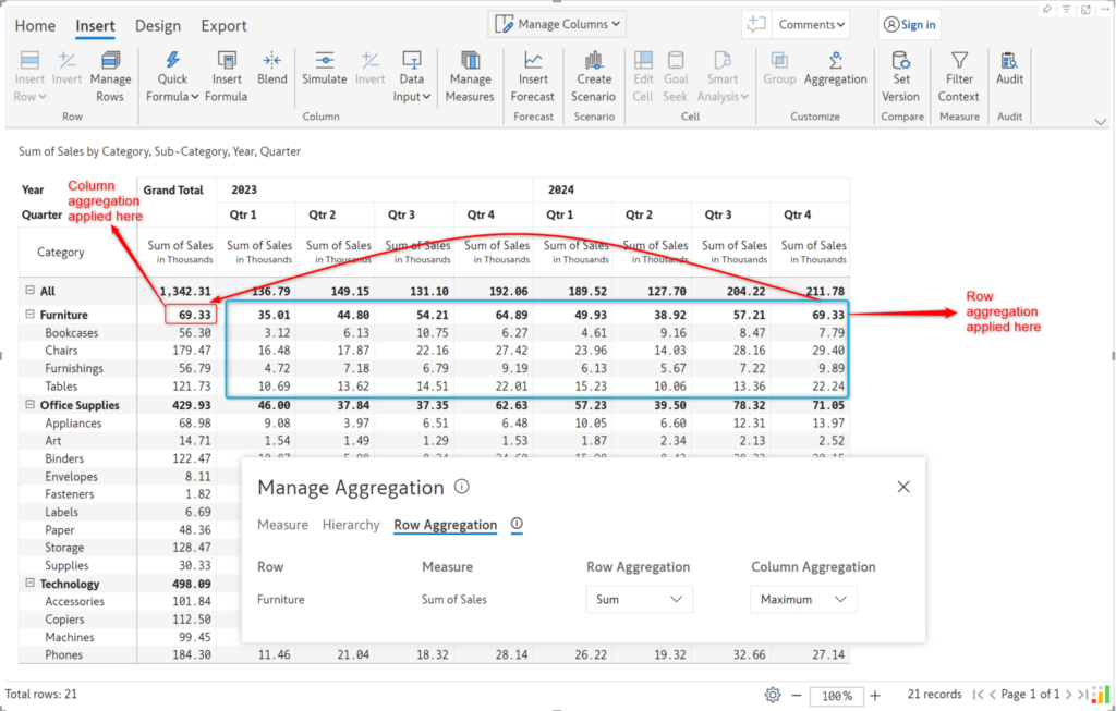 Better BI Reporting: New Inforiver Features Integrated from Writeback Matrix to Reporting Matrix ...